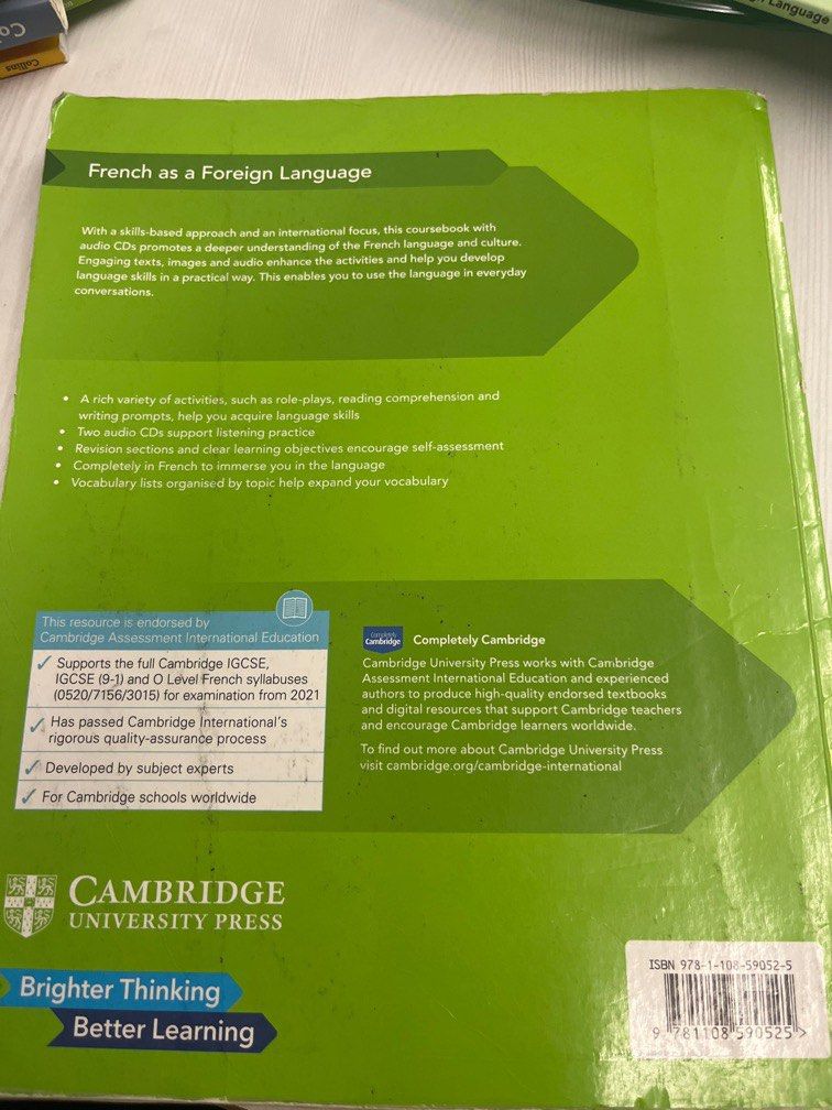 Cambridge French as a Foreign Language for IGCSE COURSEBOOK, Hobbies ...