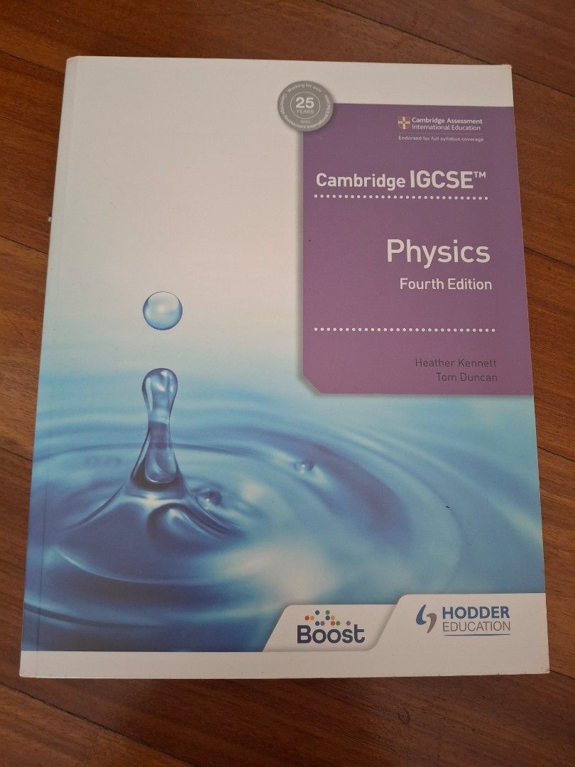 Cambridge IGCSE Physics Textbook 0625, Hobbies & Toys, Books ...