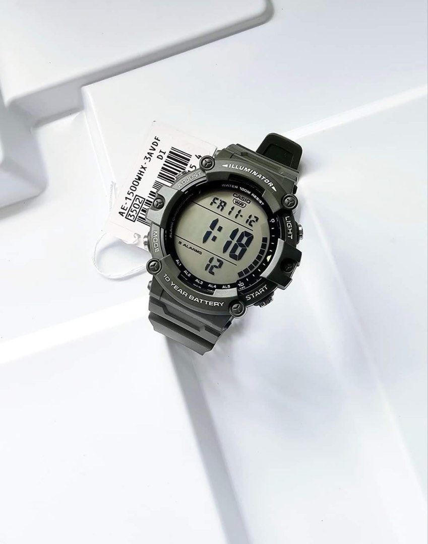 Casio Ae1500 Illuminator, Men's Fashion, Watches & Accessories, Watches ...