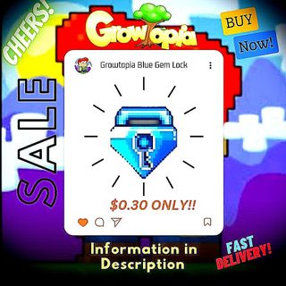 Growtopia DL/BGL /Diamond Lock/Blue Gem Lock, Video Gaming, Video Games ...