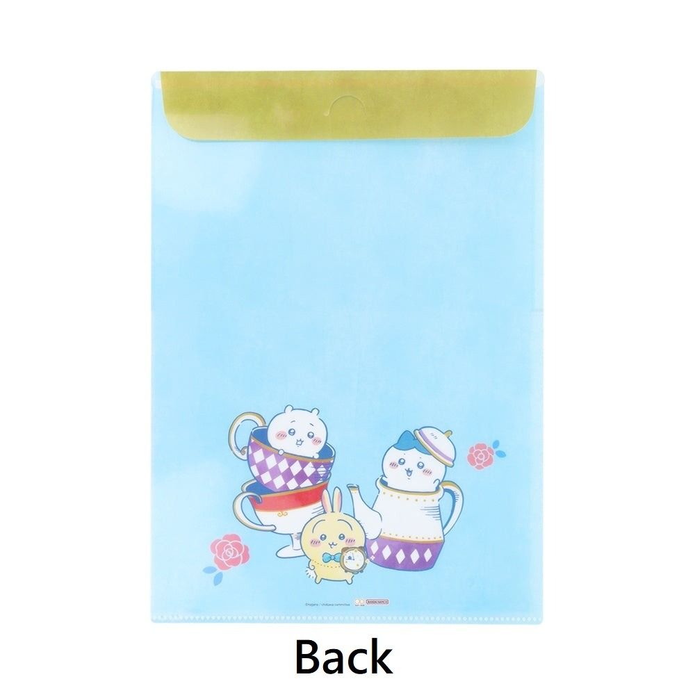Chiikawa ちいかわ Wonder Tea Time 愛麗絲系列 日本製 A4 文件夾 Folder 背面是信封型 (各售$29/個 ...