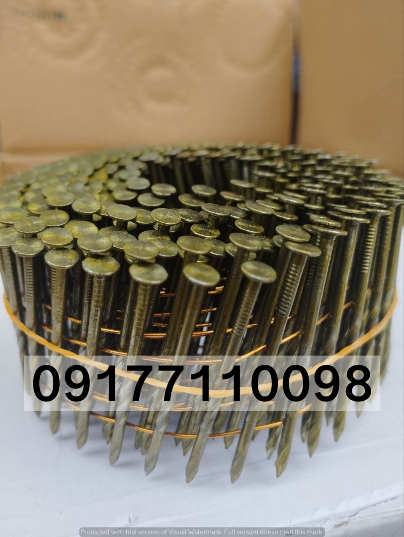Coil Nail Screw Shank, Commercial & Industrial, Construction Tools ...