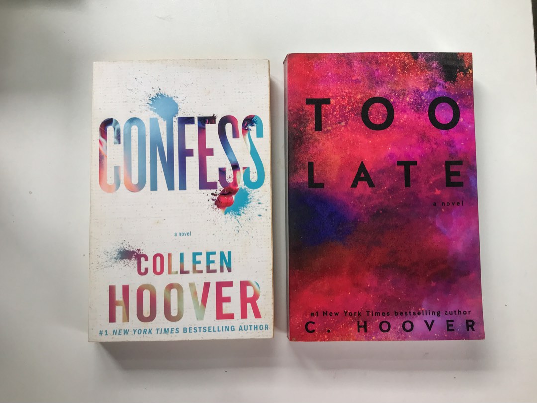 RUSH - Colleen Hoover - Confess and Too Late, Hobbies & Toys, Books ...