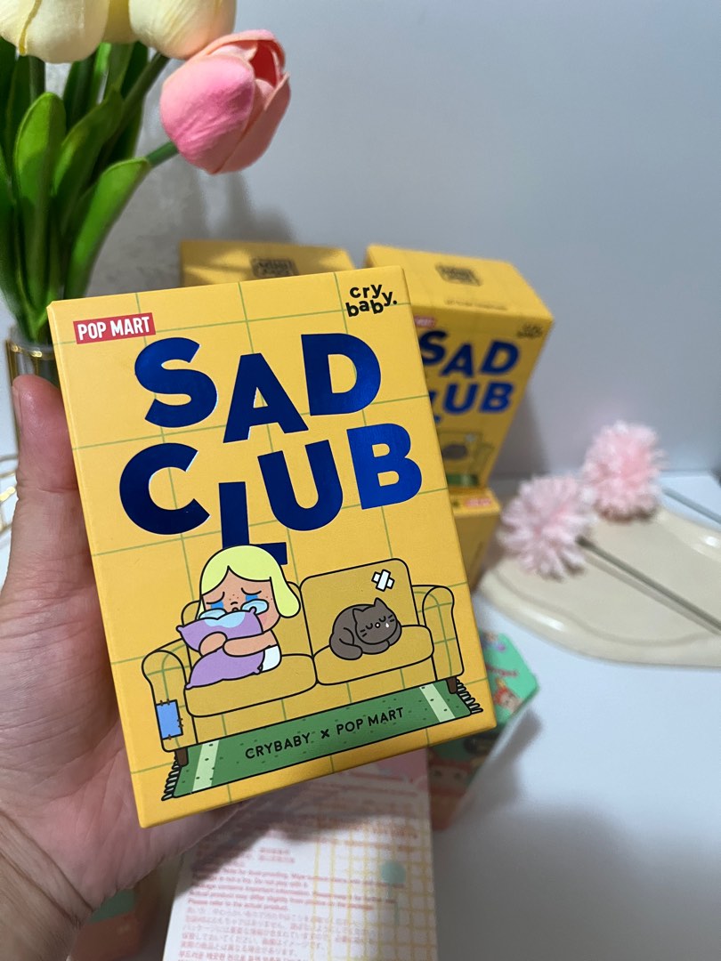 CRY BABY SAD CLUB POP MART, Hobbies & Toys, Toys & Games on Carousell