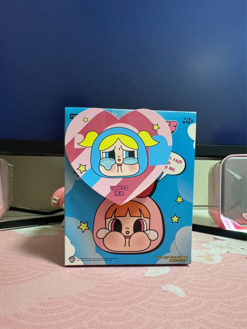 Crybaby x PPG Vinyl Face Plush - Bubbles, Hobbies & Toys, Toys & Games ...
