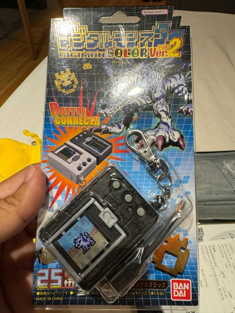 Digimon Vpet Color Version 2 black 25th anniversary, Hobbies & Toys ...