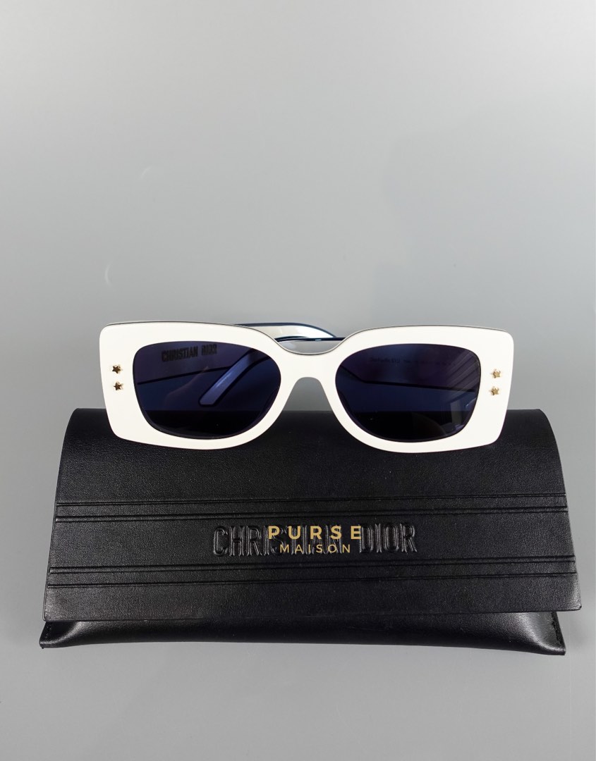 Dior Pacific S1U White & Blue Sunglasses, Women's Fashion, Watches ...