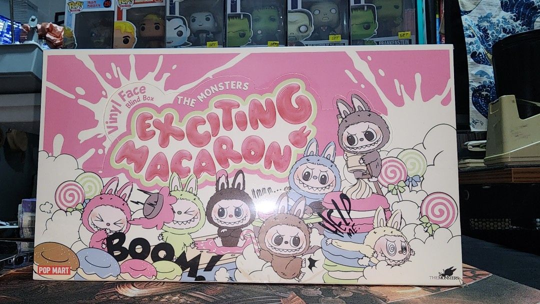 Exciting Macaron Labubu labulabu, Hobbies & Toys, Toys & Games on Carousell