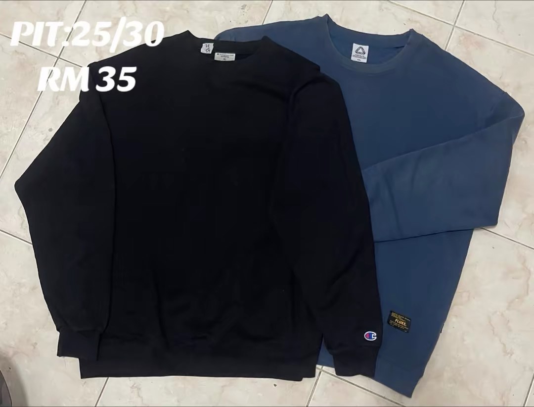 FLUKE N CHAMPION, Men's Fashion, Tops & Sets, Tshirts & Polo Shirts on ...