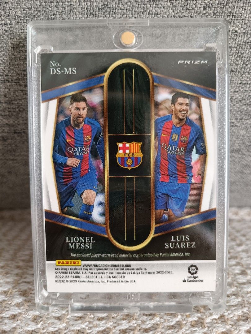 Free Gift + Messi Neymar Suarez Iniesta Xavi Barcelona patch, worn by ...