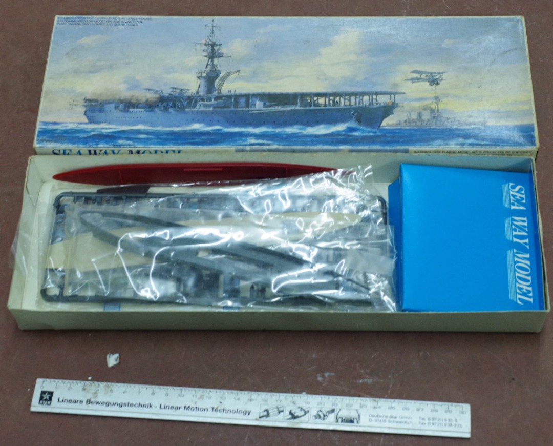 二手-欠說明書-Fujimi-富士美-43083-1/700-帝國海軍-航空母艦- 鳳翔-waterline hull-M-300, 興趣及 ...