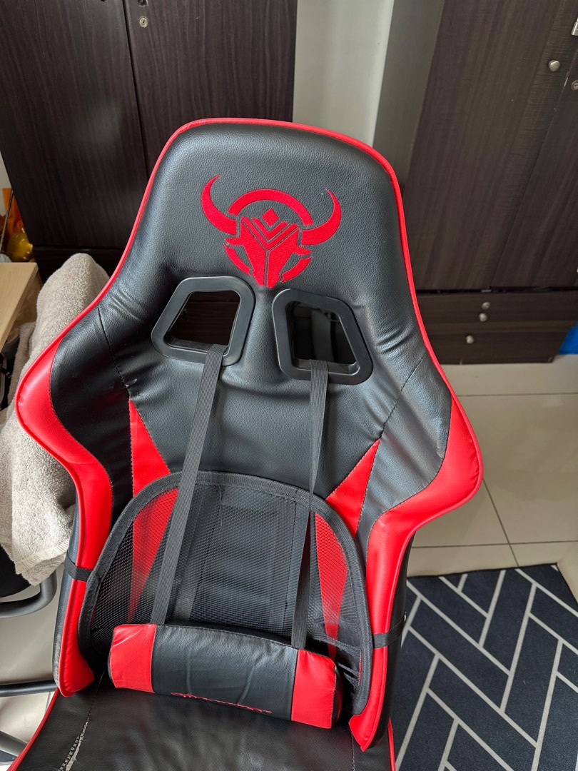 Gaming Chair (GTGAME REDBULL), Furniture & Home Living, Furniture ...