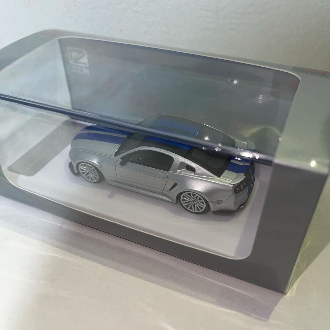 GDO Hunter x DCM 1/64 Scale 2014 Mustang GT NFS Silver Blue Die-cast Car, Hobbies & Toys, Toys ...
