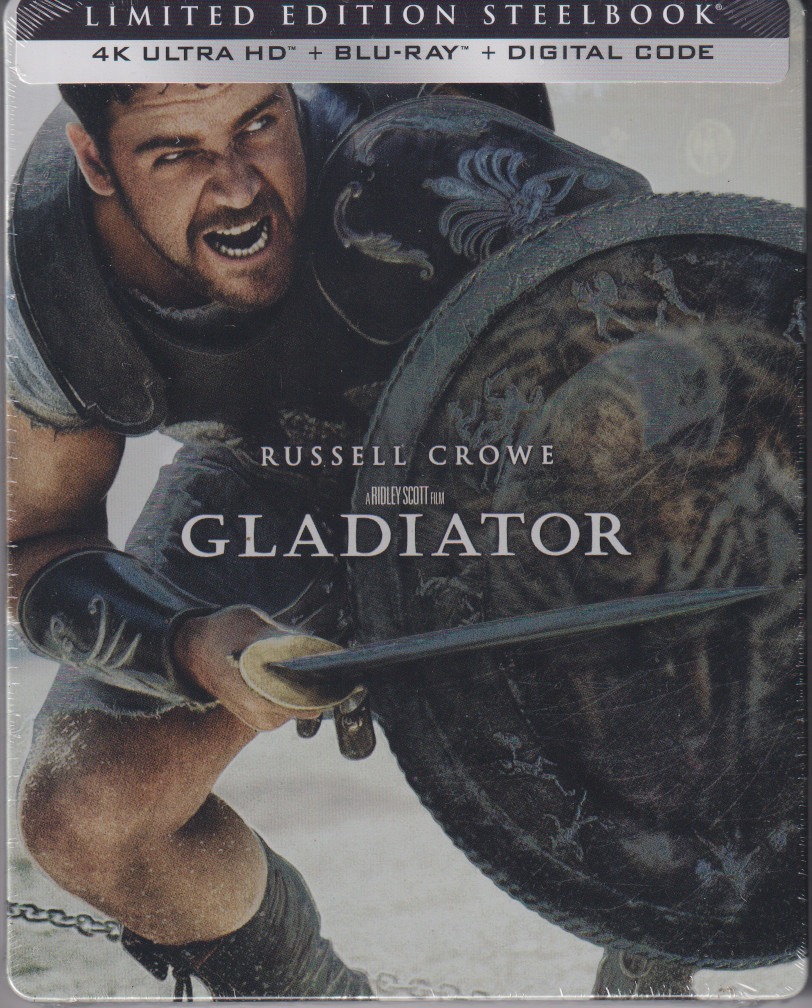 Gladiator Steelbook 4K Limited Edition Blu ray / Bluray, Hobbies & Toys ...