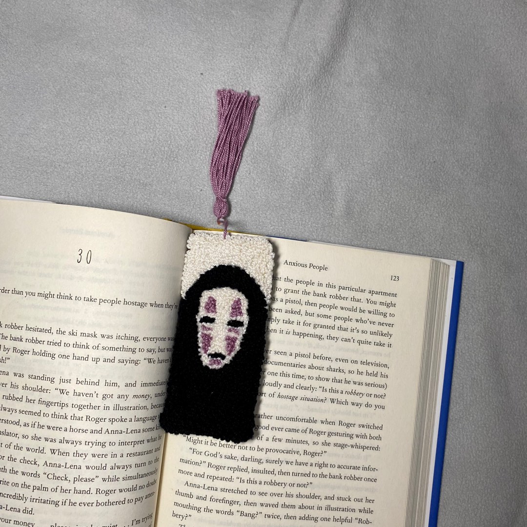 Handmade Studio Ghibli Fluffy Bookmark, Hobbies & Toys, Stationary ...