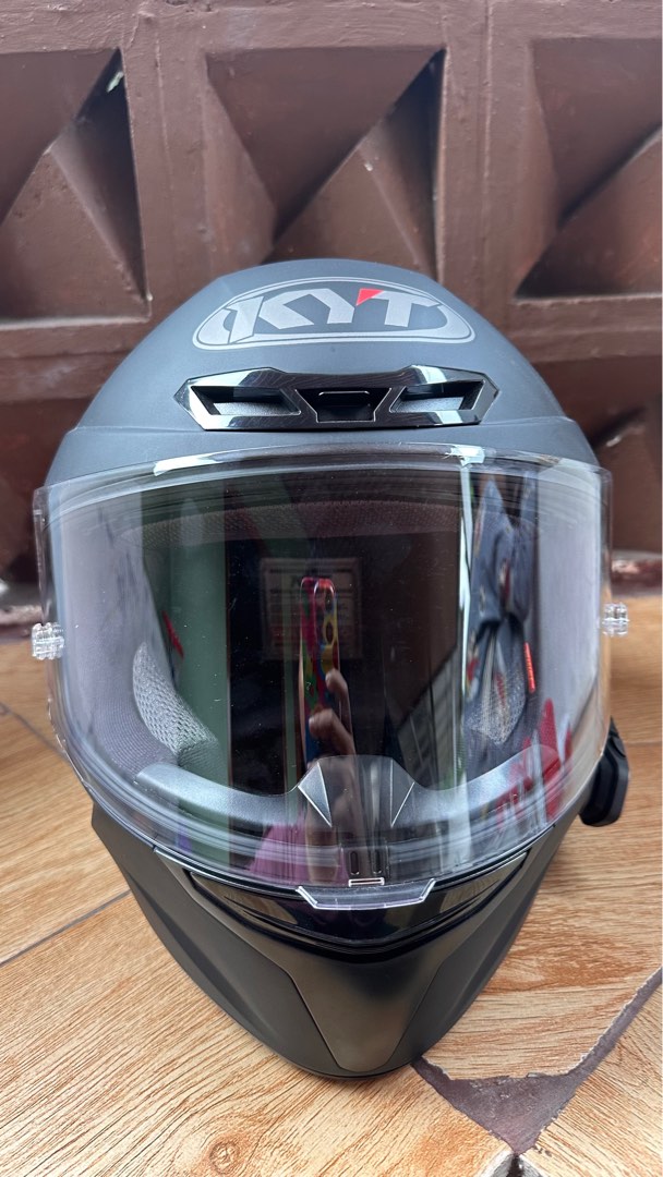 HELM FULL FACE + INTERCOM, Motor di Carousell