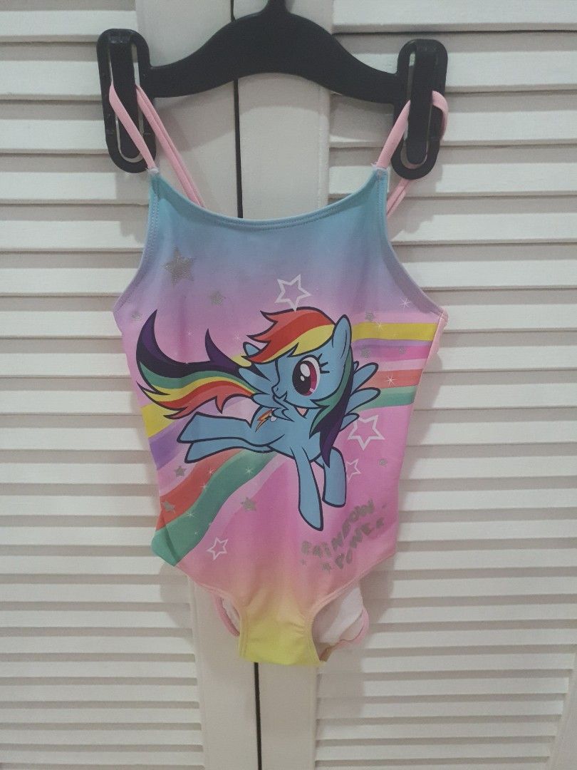 H&M My little pony swimsuit MLP, Babies & Kids, Babies & Kids Fashion ...