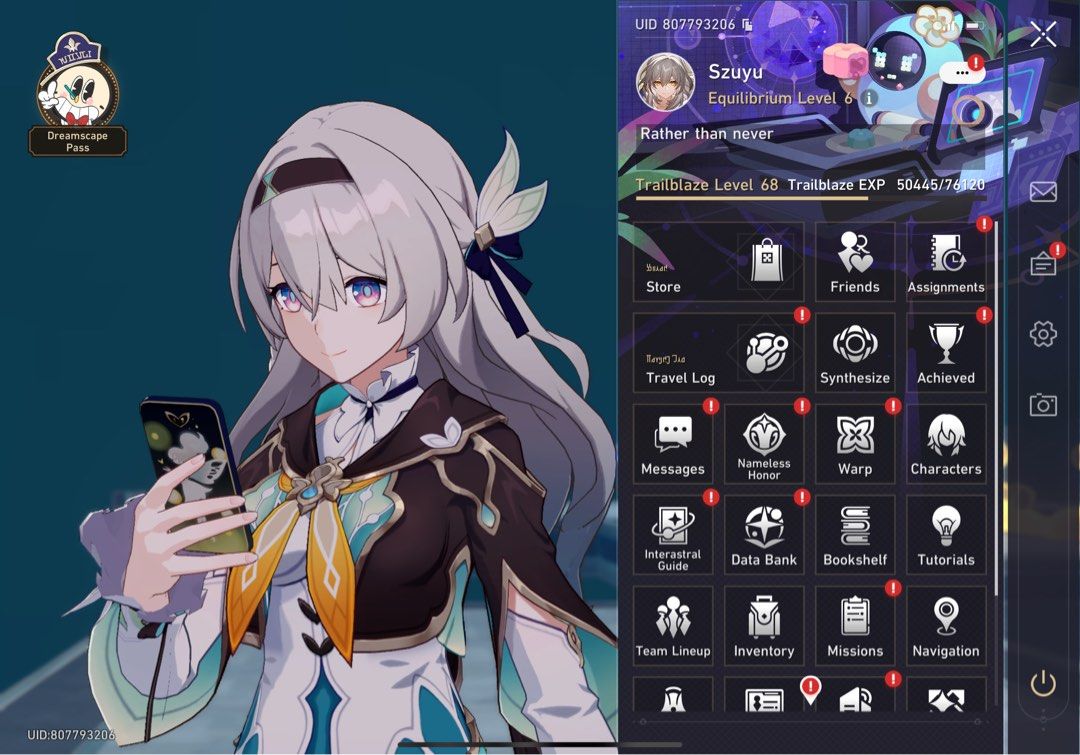 Honkai Star Rail TL 68 Midgame, Video Gaming, Video Games, Others on ...