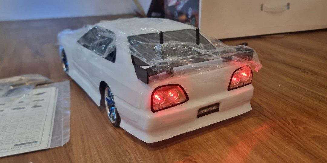 HSP Flying fish RC touring drifting car Nissan GTR 1/10, Hobbies & Toys ...