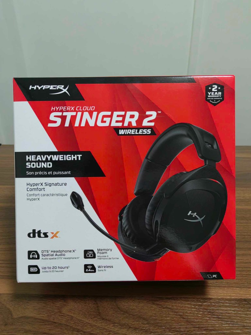 Gaming Headset (HyperX Cloud Stinger 2 Wireless), Audio, Headphones ...