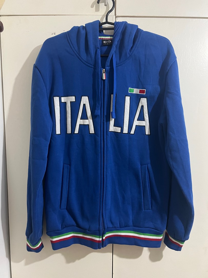 Italia Jacket with Hood royal blue, Men's Fashion, Coats, Jackets and ...