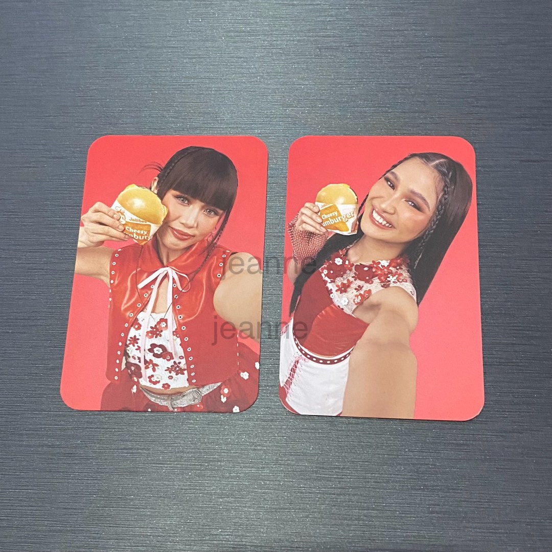 Jollibee x BINI photo cards - Maloi & Jhoanna, Hobbies & Toys ...