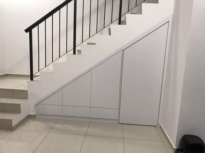 Kabinet bawah tangga, Furniture & Home Living, Furniture, Shelves ...