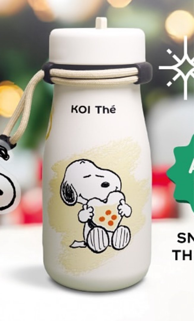 Koi Snoopy Thermos, Furniture & Home Living, Kitchenware & Tableware ...