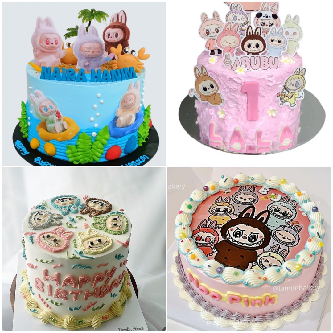Labubu Cake, Food & Drinks, Homemade Bakes on Carousell