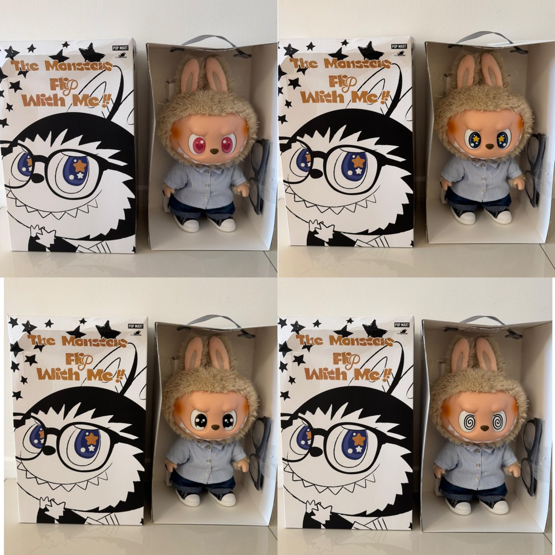Labubu the monster Flip with Me, Hobbies & Toys, Memorabilia ...
