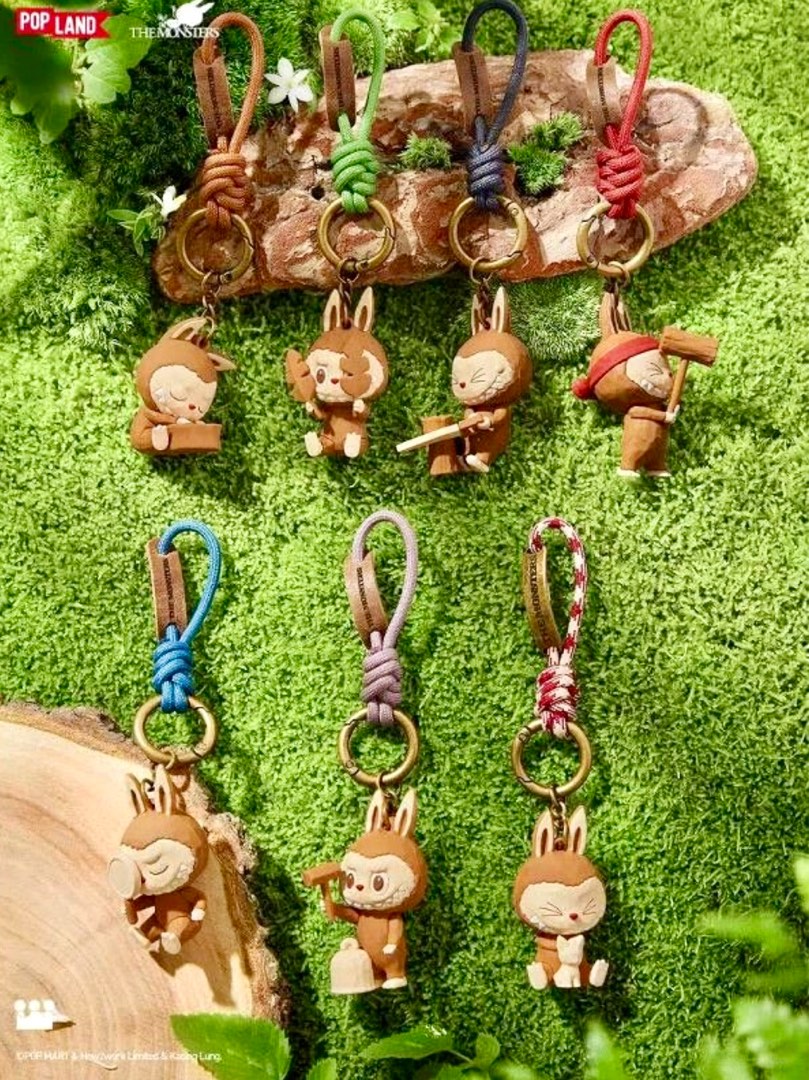 Labubu Timber Workshop Keychain ( Popland Exclusive), Hobbies & Toys ...