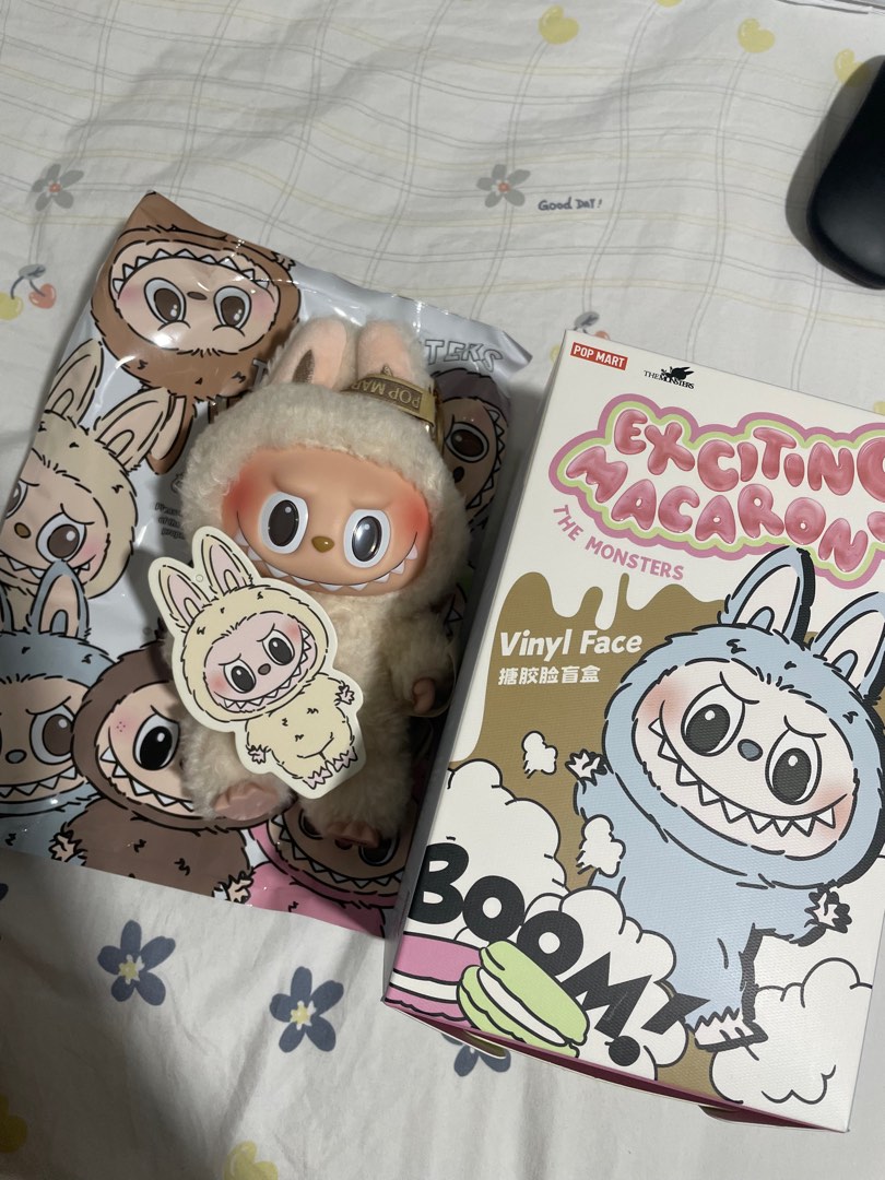 Labubu v1 (Soy Milk), Hobbies & Toys, Toys & Games on Carousell