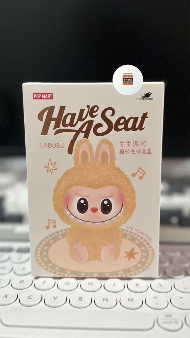 Labubu V2 Have A Seat Blink Box, Hobbies & Toys, Toys & Games on Carousell