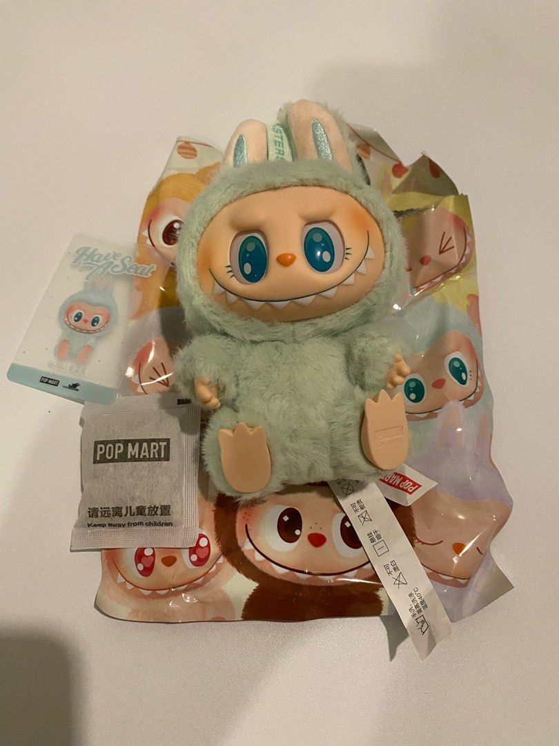 Labubu V2 Have A Seat (Ququ), Hobbies & Toys, Toys & Games on Carousell