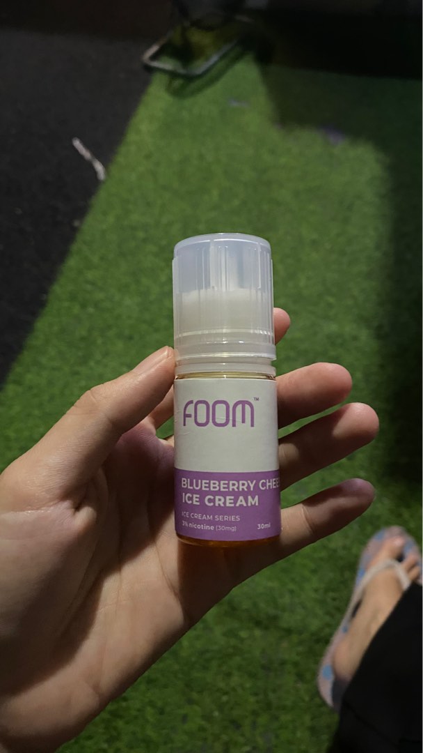 Liquid FOOM Blueberry Cheese Ice Cream, Serba Serbi, Others di Carousell