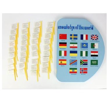Map and Flags World Map with Countries Flags for Kids Learning ...