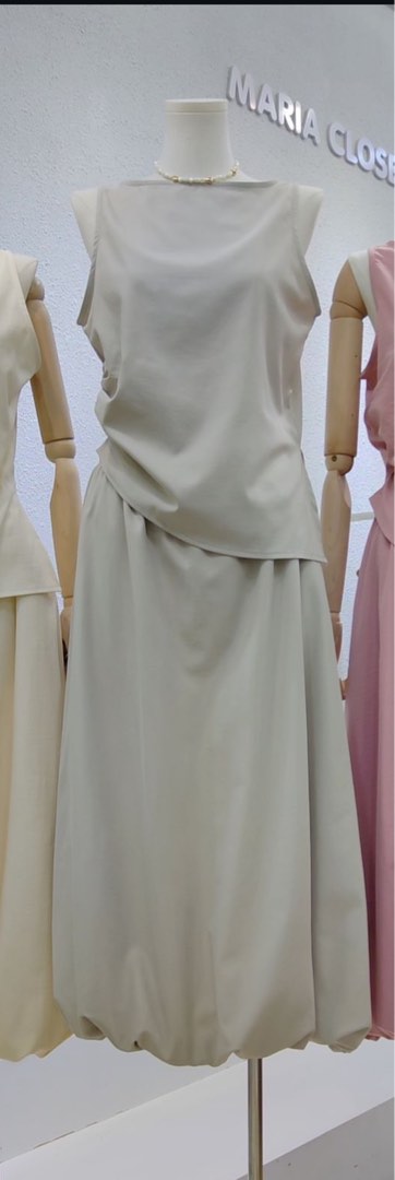 Maria Closet Brand New coords-bone color, Women's Fashion, Dresses ...