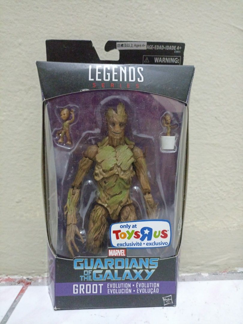 Marvel legends guardians of the galaxy groot evolution baby groot ...