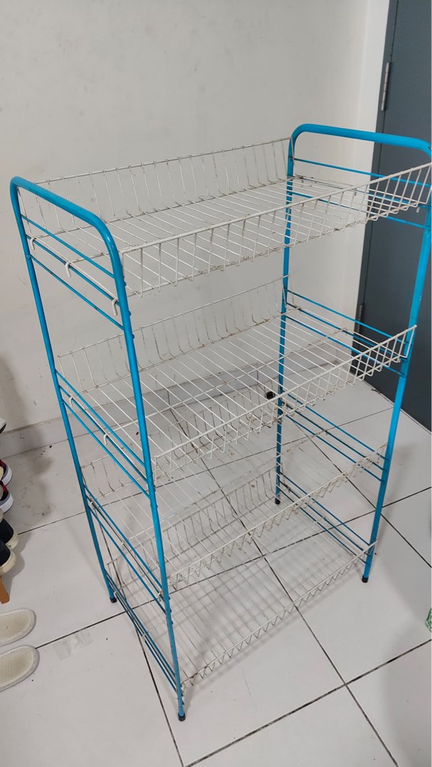 Metal rack/rak besi (self collect), Furniture & Home Living, Furniture ...