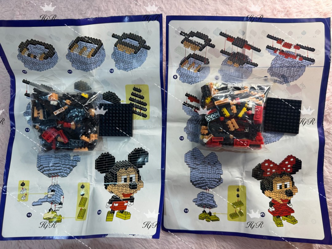 Mickey&Minnie. IBLOCK FUN LOZ Diamond Block via, Hobbies & Toys, Toys ...