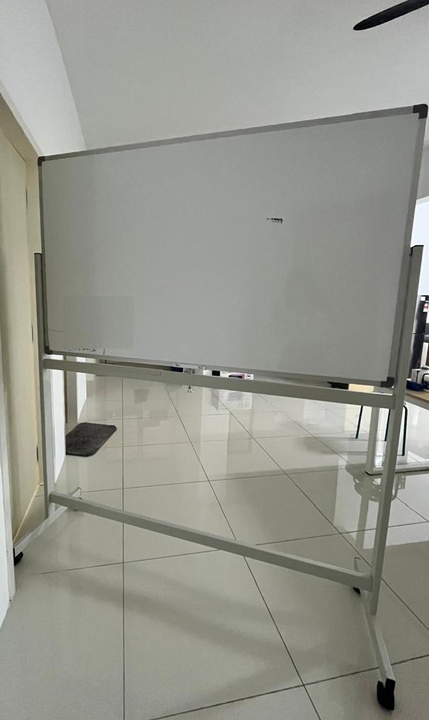 Movable Whiteboard with Stand for Sale, Furniture & Home Living, Home ...