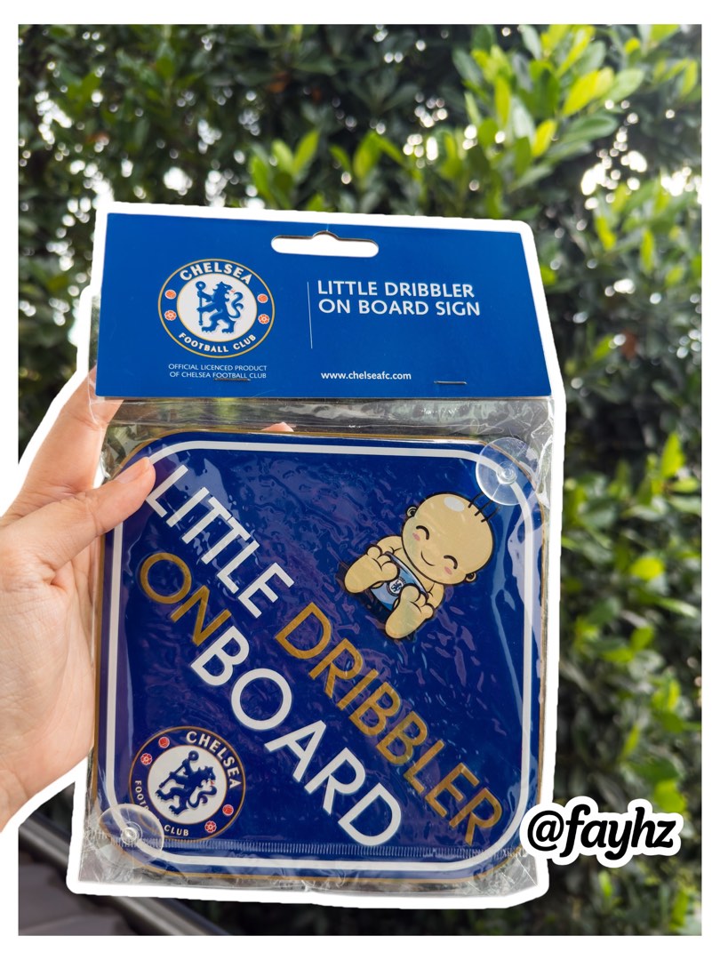 Official Chelsea FC Licensed Merchandise - Little Dribbler On Board ...