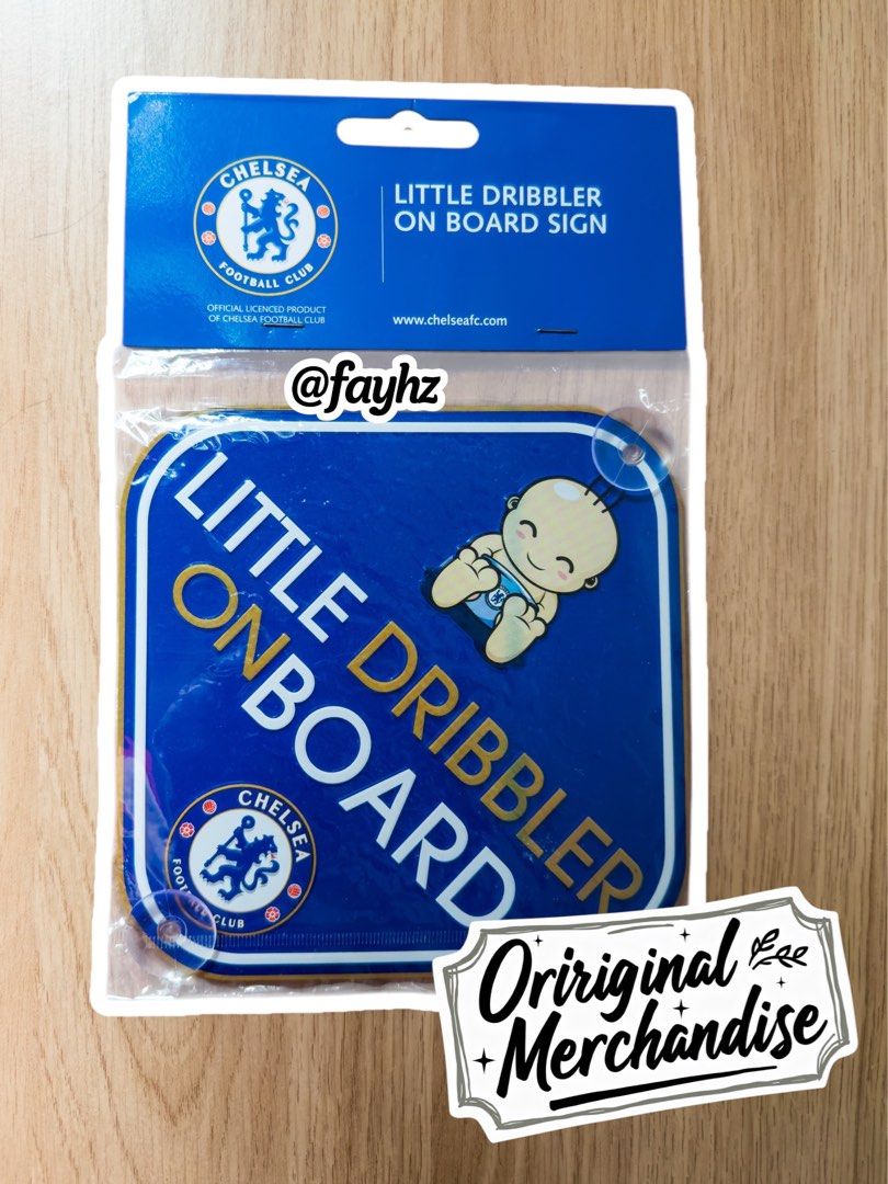 Official Chelsea FC Licensed Merchandise - Little Dribbler On Board ...