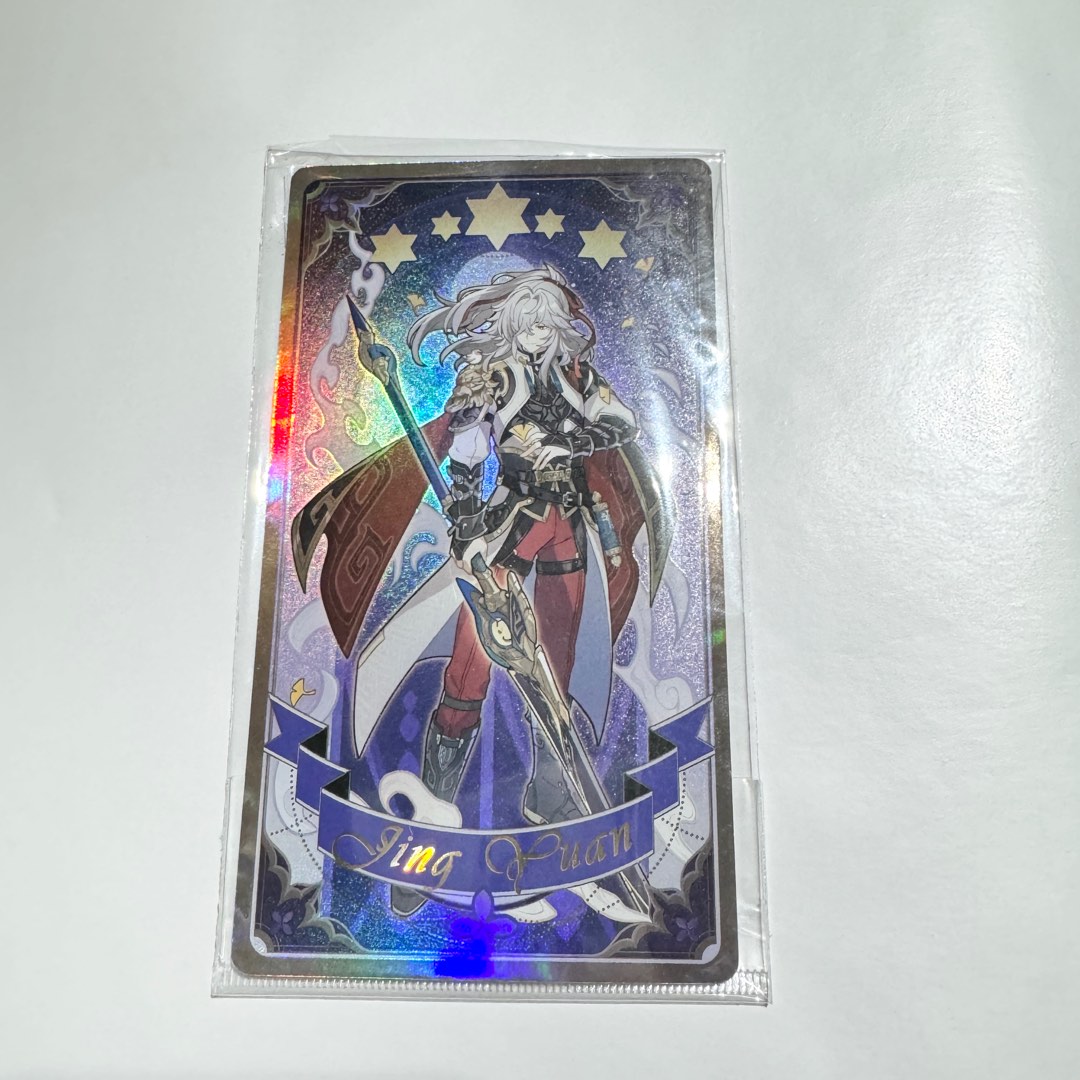 Official jing yuan tarot card collectible cards honkai star rail mihoyo ...