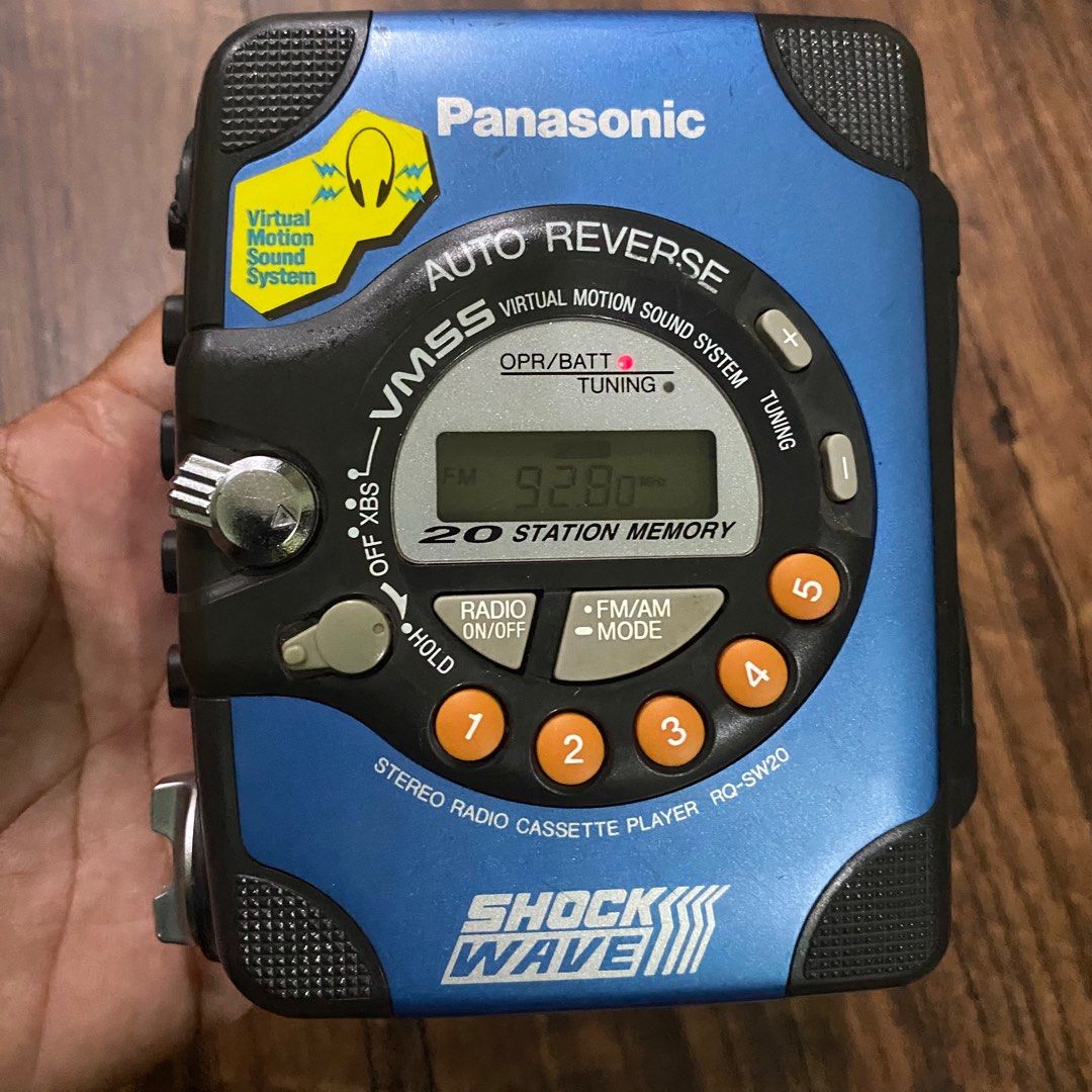 Panasonic Shockwave Walkman Junk, Audio, Portable Audio Accessories on Carousell