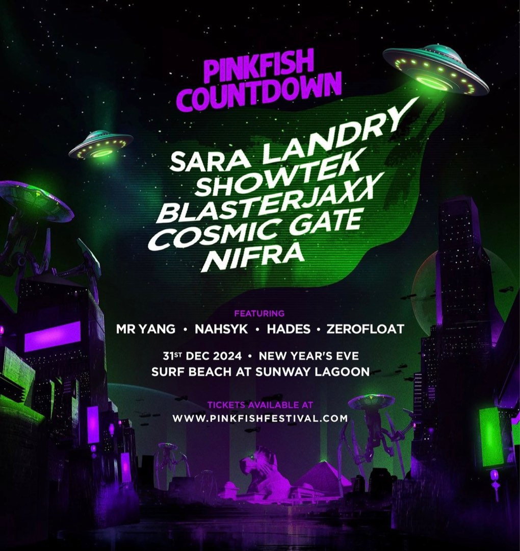 Pinkfish Countdown ticket, Tickets & Vouchers, Event Tickets on Carousell
