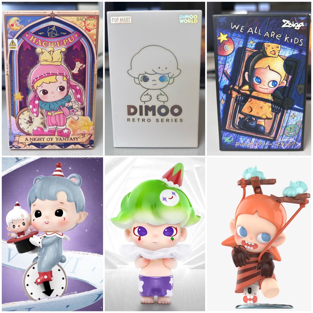 POPMART BLINDBOX (HACIPUPU, DIMOO, ZSIGA SERIES), Hobbies & Toys, Toys ...