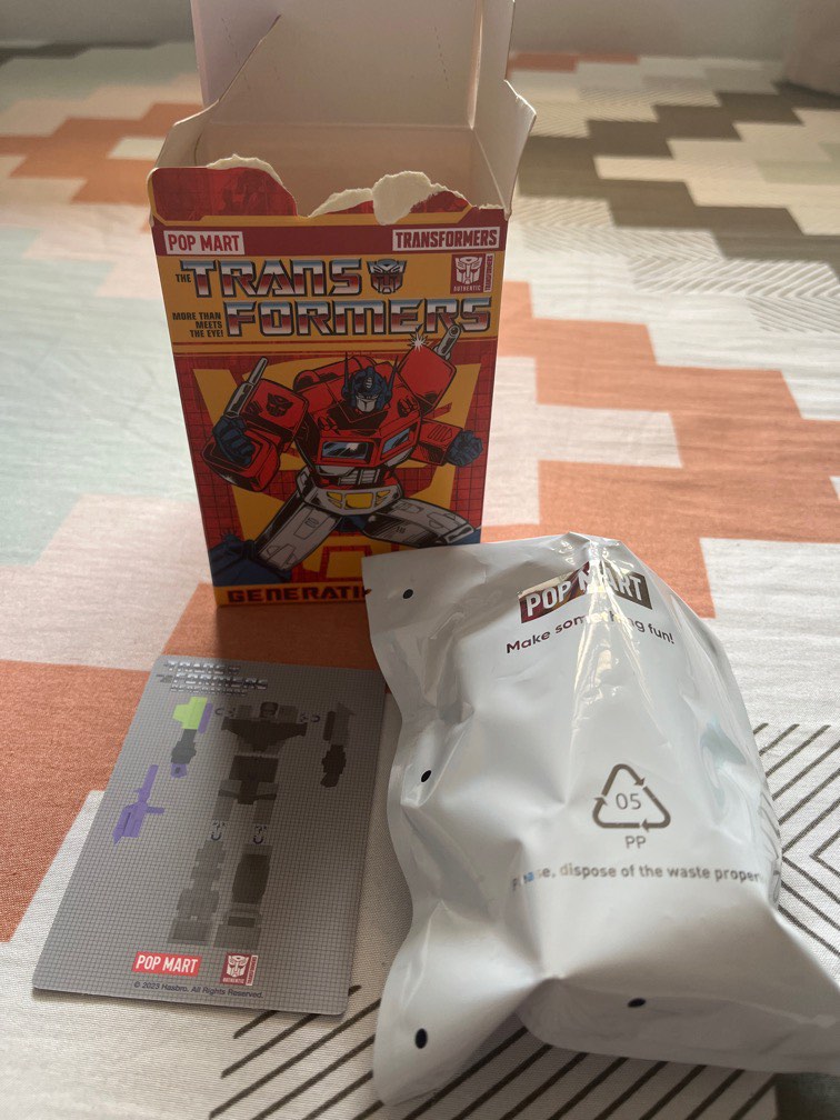 POPMART Transformers Generations Sealed: Galvatron with Devastator Part ...