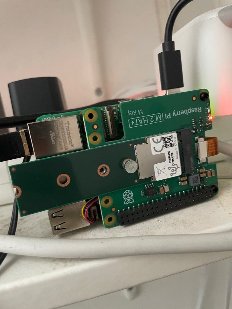 Raspberry Pi 5 4GB with active cooler and m.2 hat, Computers & Tech, Desktops on Carousell