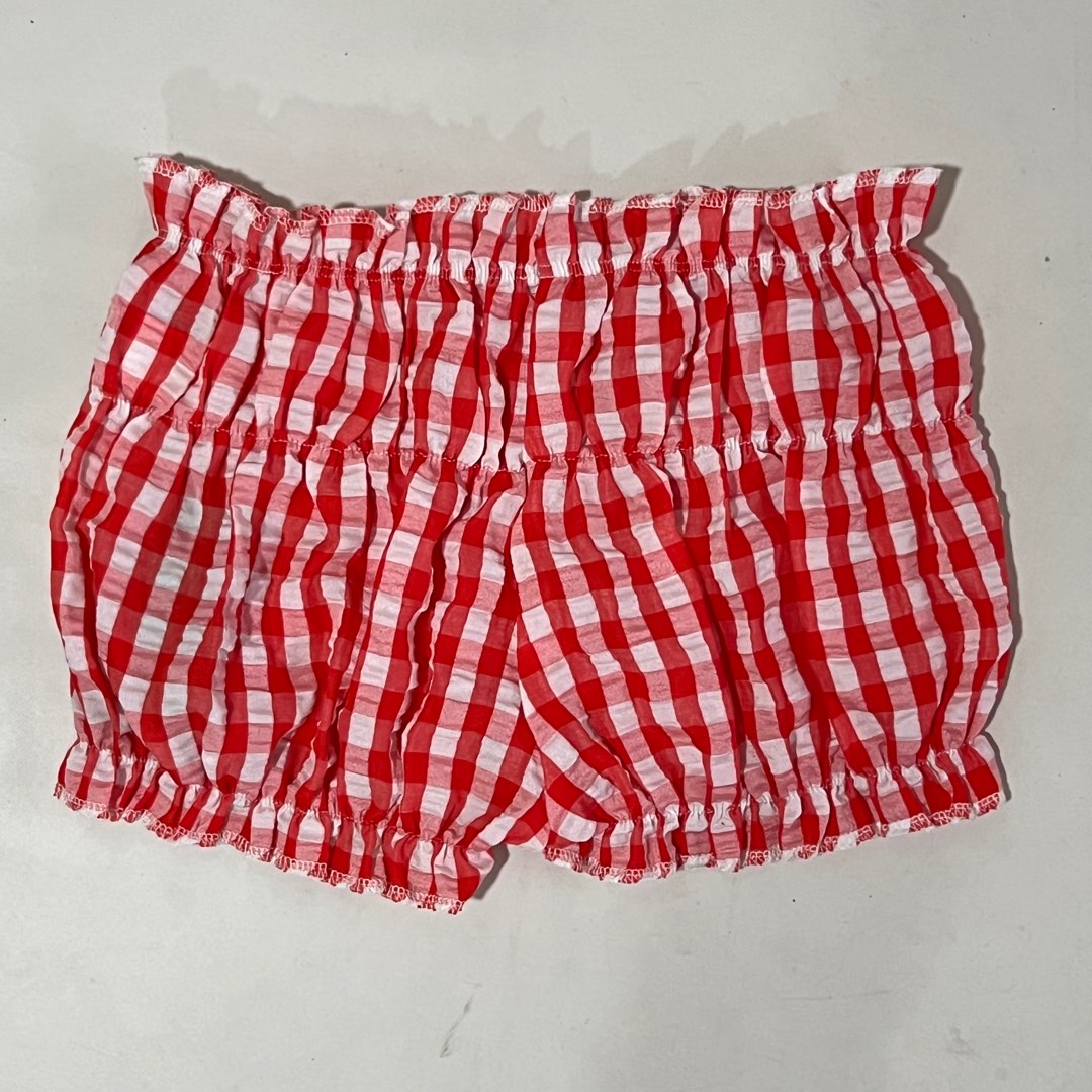 red and white gingham checkered short pinterest | y2k coquette dainty ...